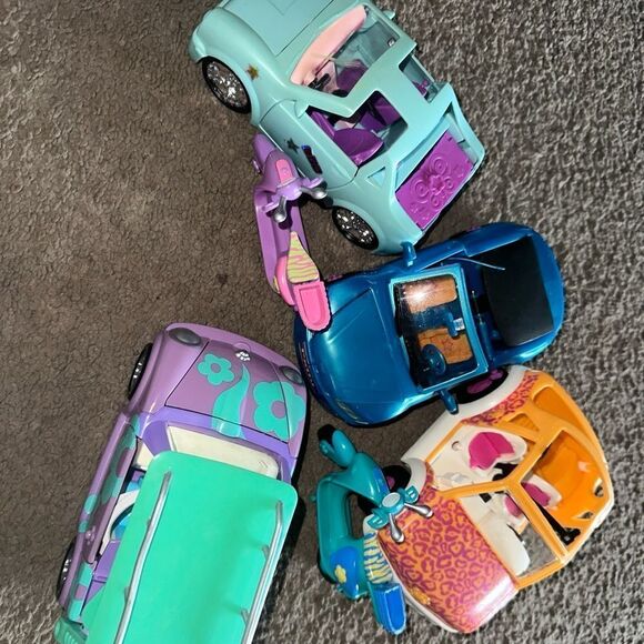 Polly pocket | Toys | Polly Pocket Vehicle Carsuv Jeepand Etc Lot ...